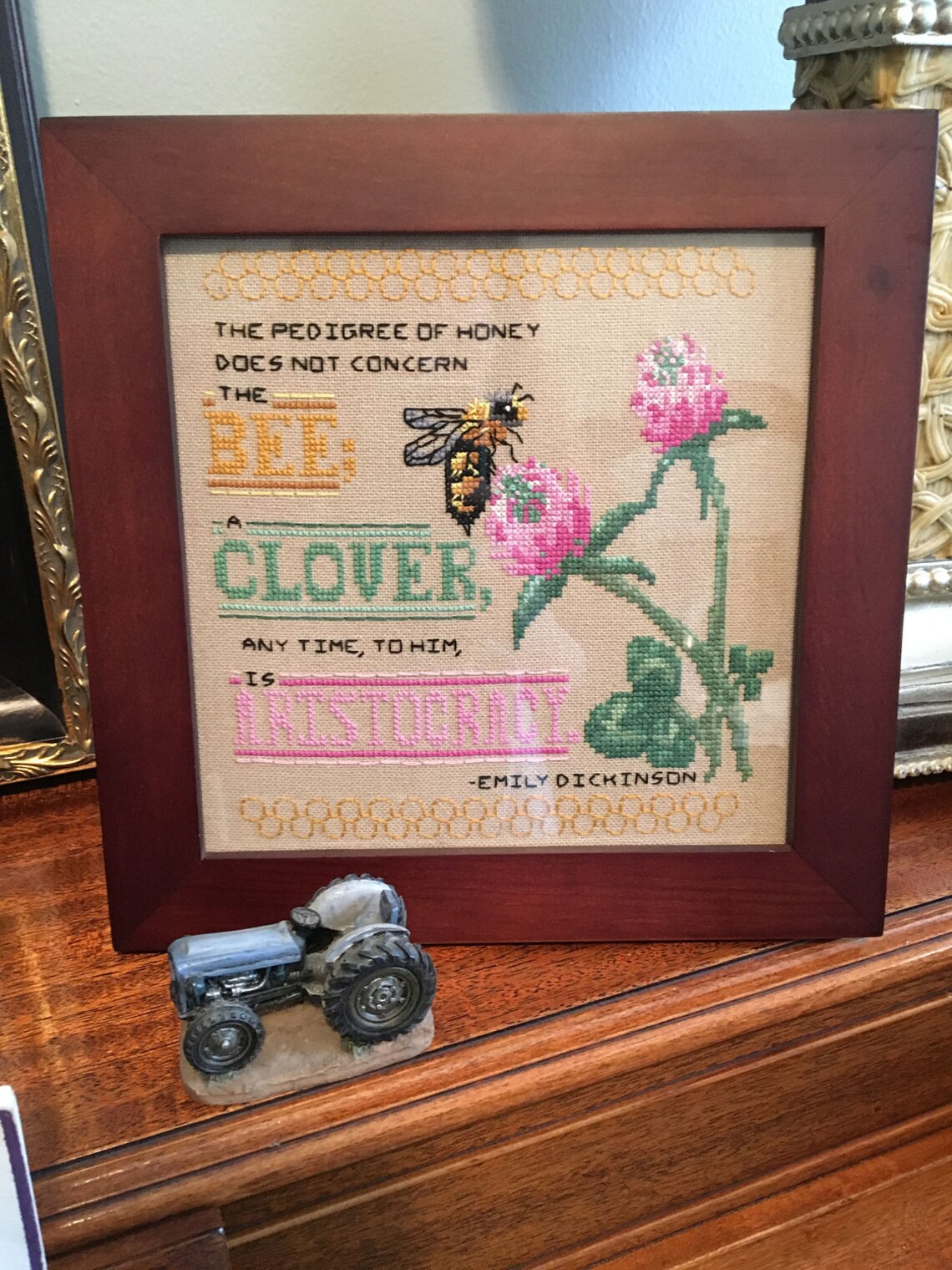 Aristocracy - Digital Cross Stitch Pattern - Emily Dickinson - INSTANT ...