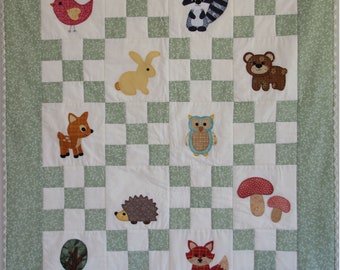 Woodland Quilt Pattern | Etsy