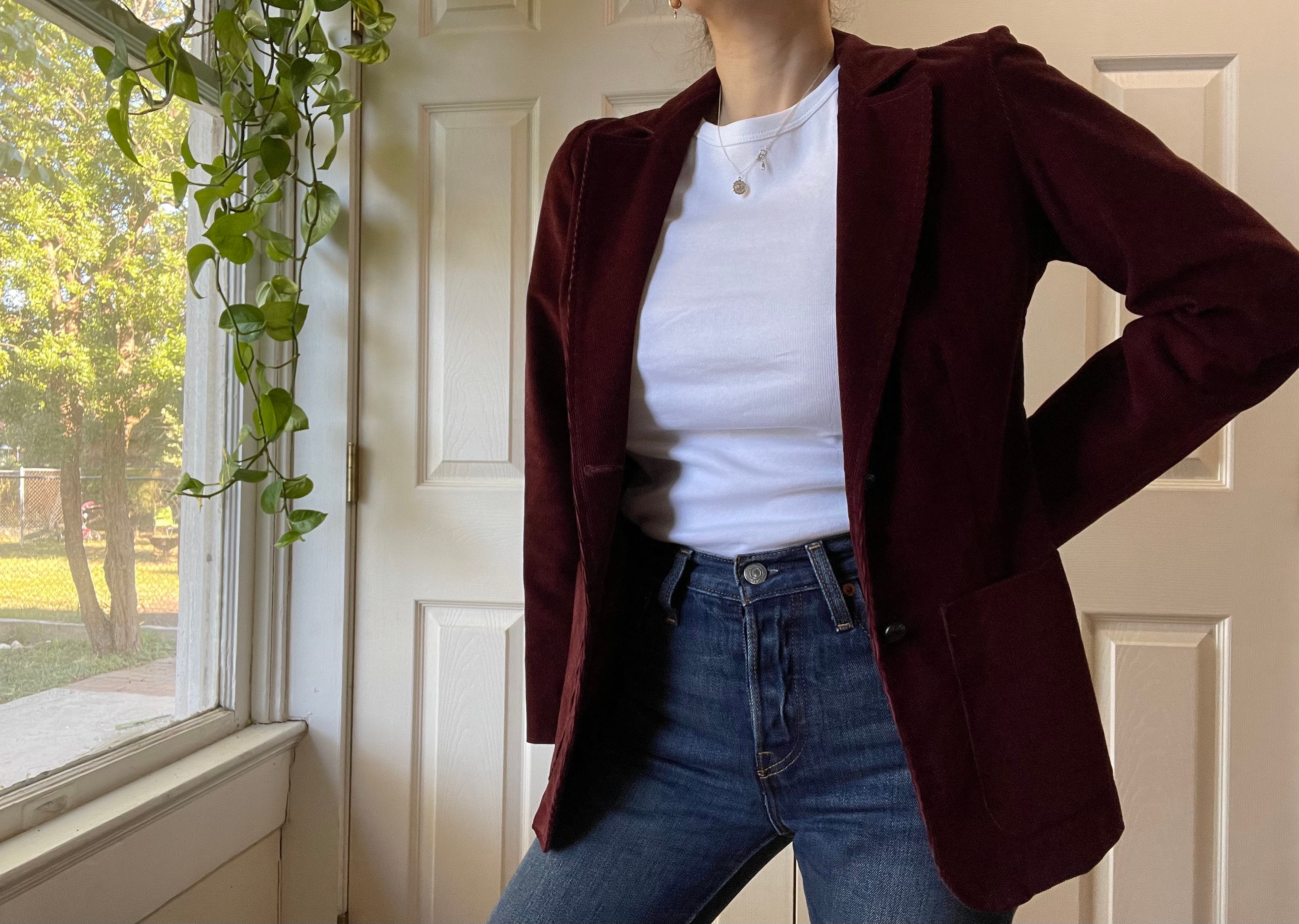 Red Wine Blazer — Vintage HQ
