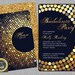 Mirror Ball Studio 54: Birthday Invitation Black or - Etsy