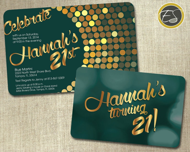 Mirror Ball: Birthday Invitation Peacock. DIY Printable - Etsy