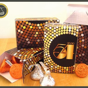 Studio 54 Favor Box: Black. DIY Printable - Etsy