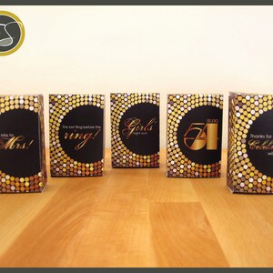 Studio 54 Favor Box: Black. DIY Printable - Etsy