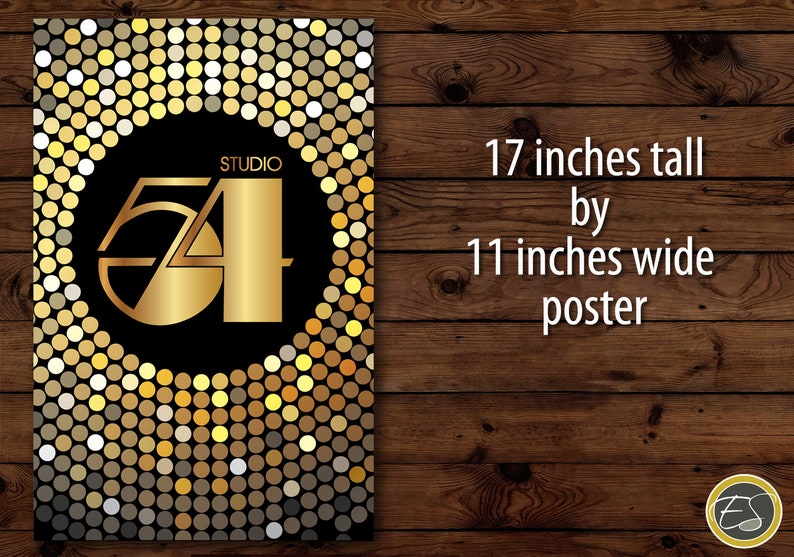 Studio 54 Party Posters and Sign: Digital Download - Etsy