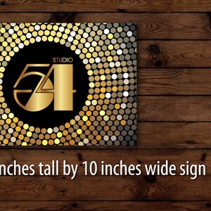 Studio 54 Party Posters and Sign: Digital Download - Etsy