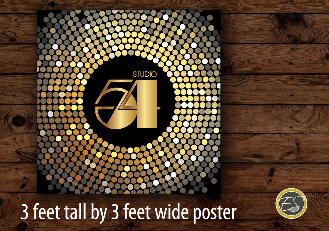 Studio 54 Square Party Poster: Digital Download - Etsy