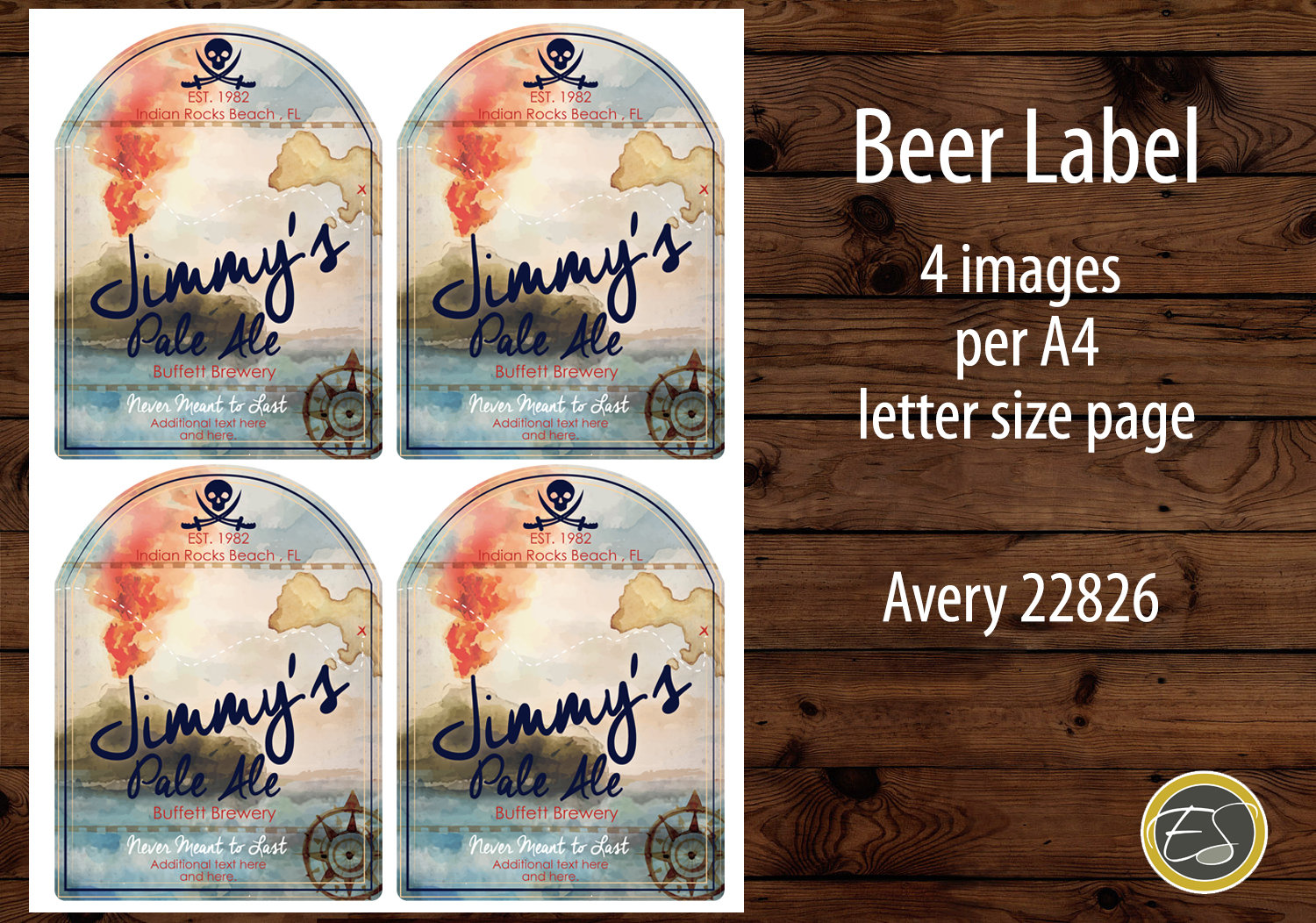 Custom Beer Bottle Labels: Digital Download - Etsy