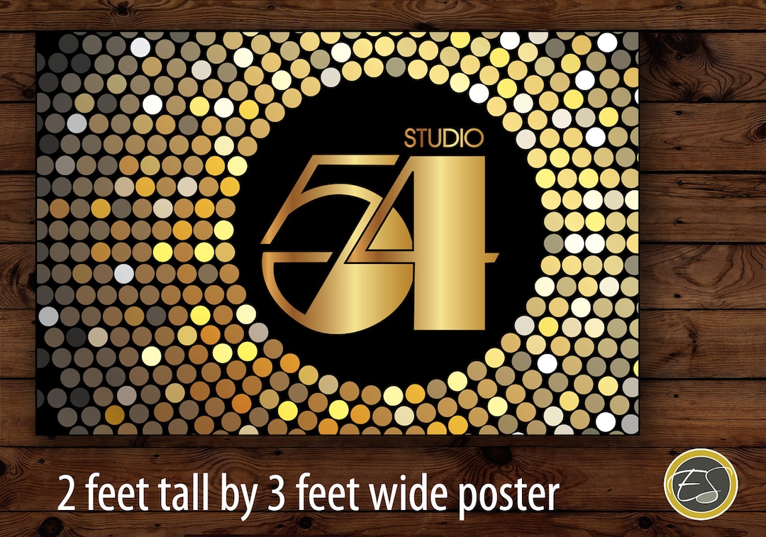 Studio 54 Party Poster: Digital Download - Etsy
