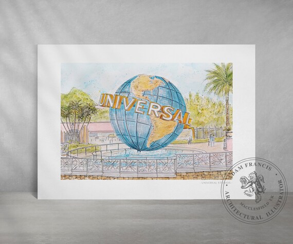 Universal Studios PRINTS AVAILABLE From My Original Drawing | Etsy UK