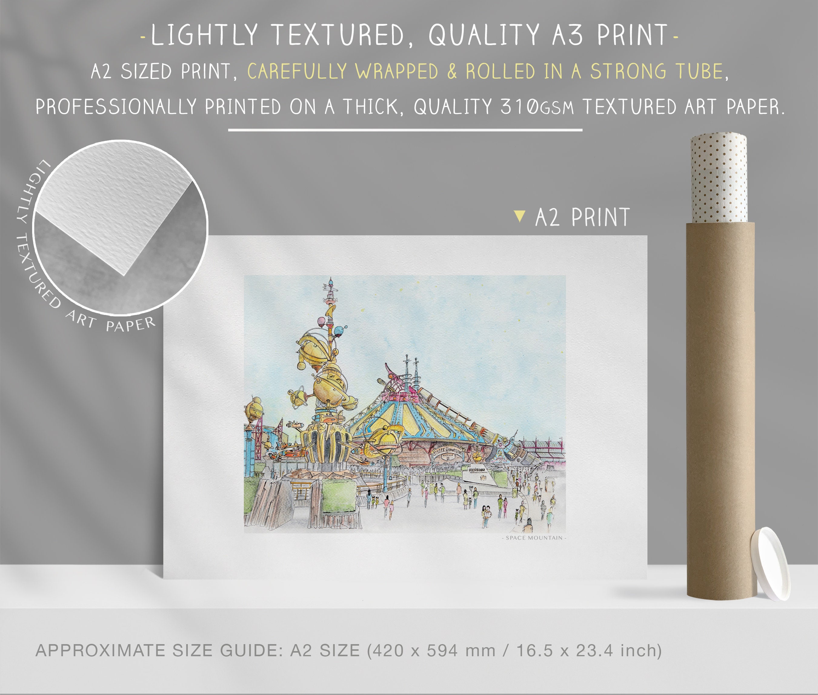 Space Mountain | Discoveryland | Disneyland Paris | PRINTS AVAILABLE ...