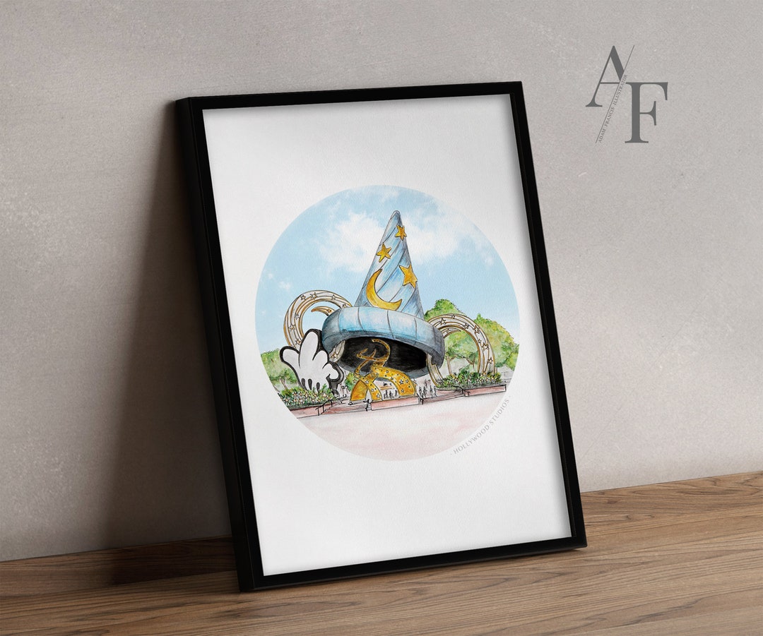 Disney's Hollywood Studios | ART PRINTS From My Detailed Pen Drawing ...