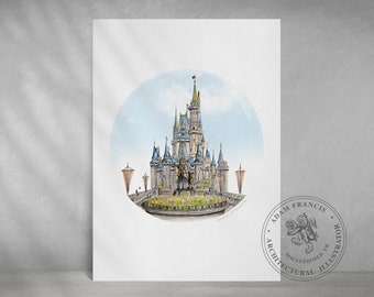 MAGIC KINGDOM Poster Walt Disney World Magic Kingdom - Etsy