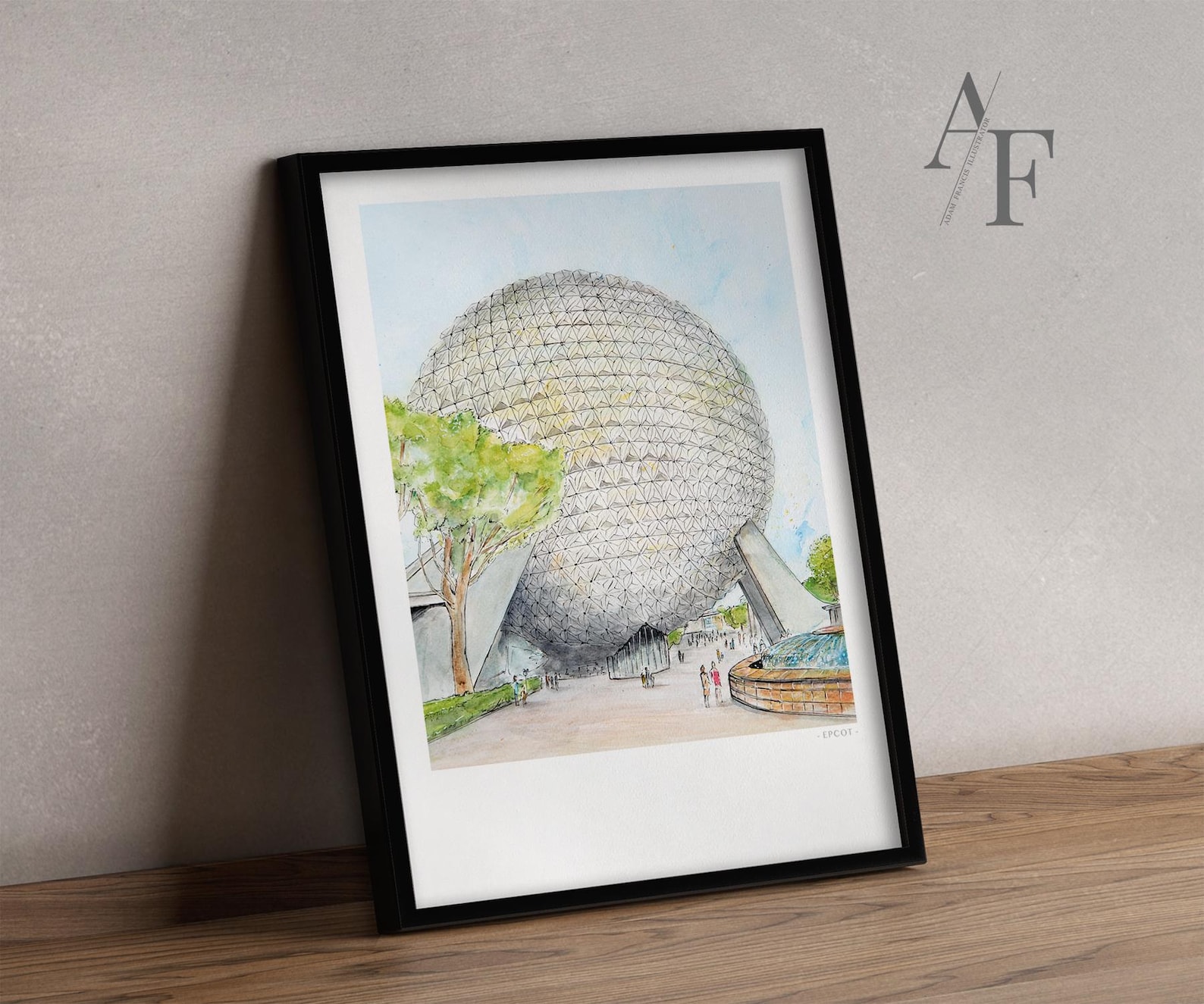 EPCOT Center Spaceship Earth | ART Prints Available From My Detailed ...