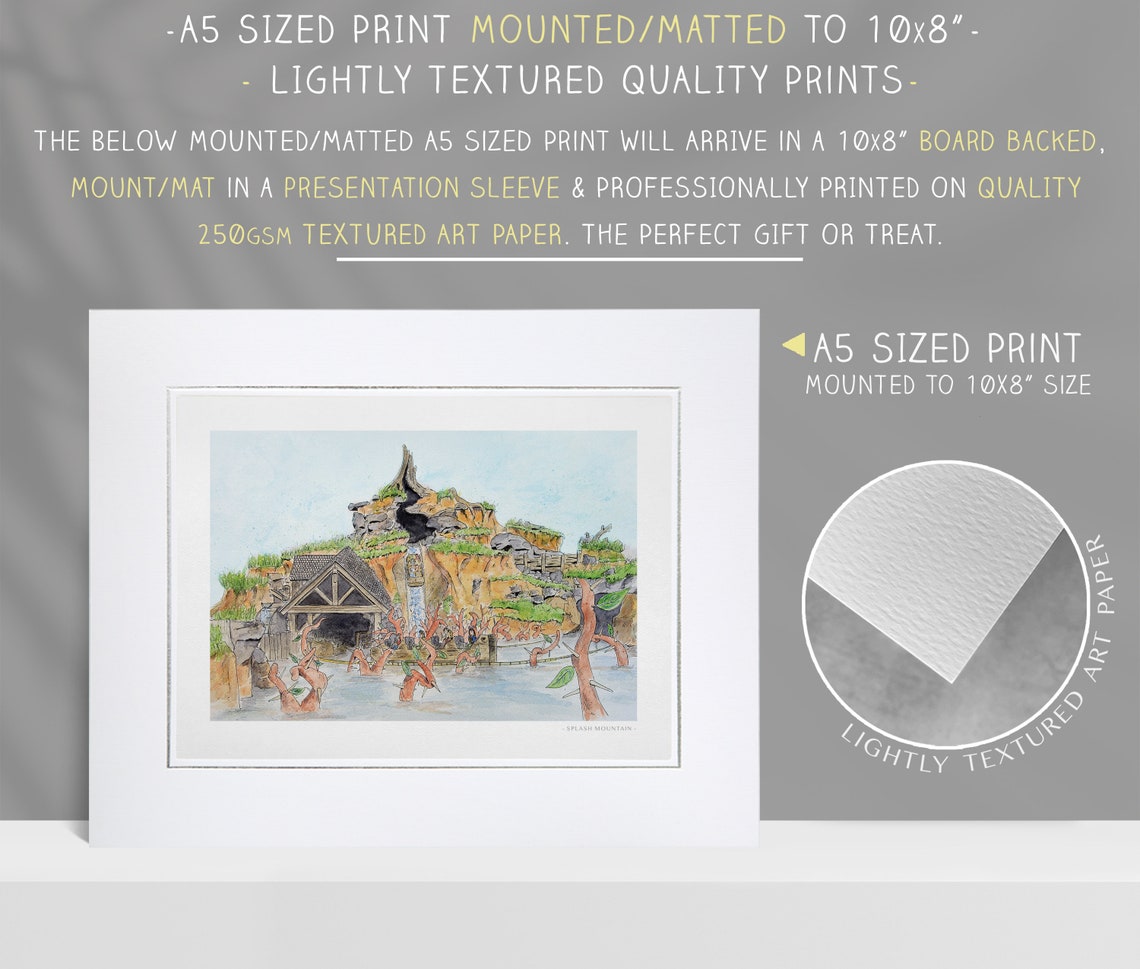 Splash Mountain ride Disney World PRINTS AVAILABLE from my | Etsy