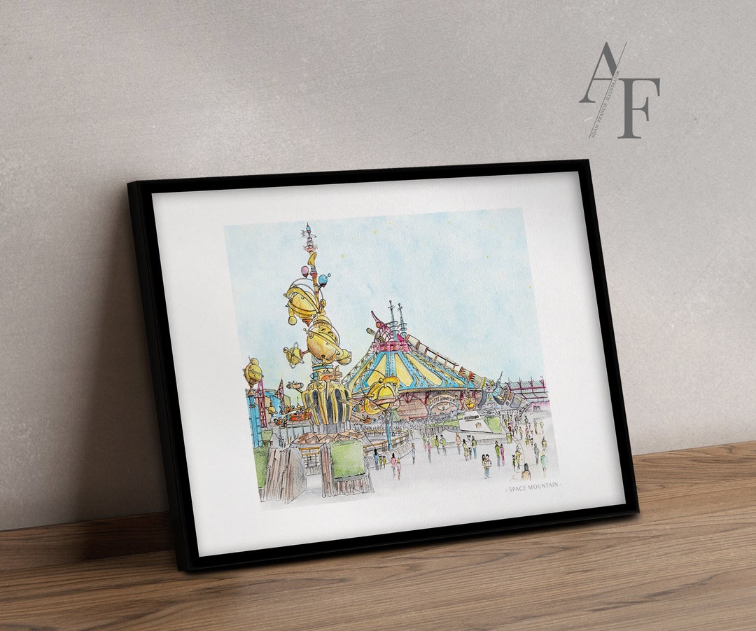 Space Mountain | Discoveryland | Disneyland Paris | PRINTS AVAILABLE ...