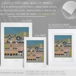 CONGLETON Illustrated Architecture Quality Art Print | Great Gift for ...