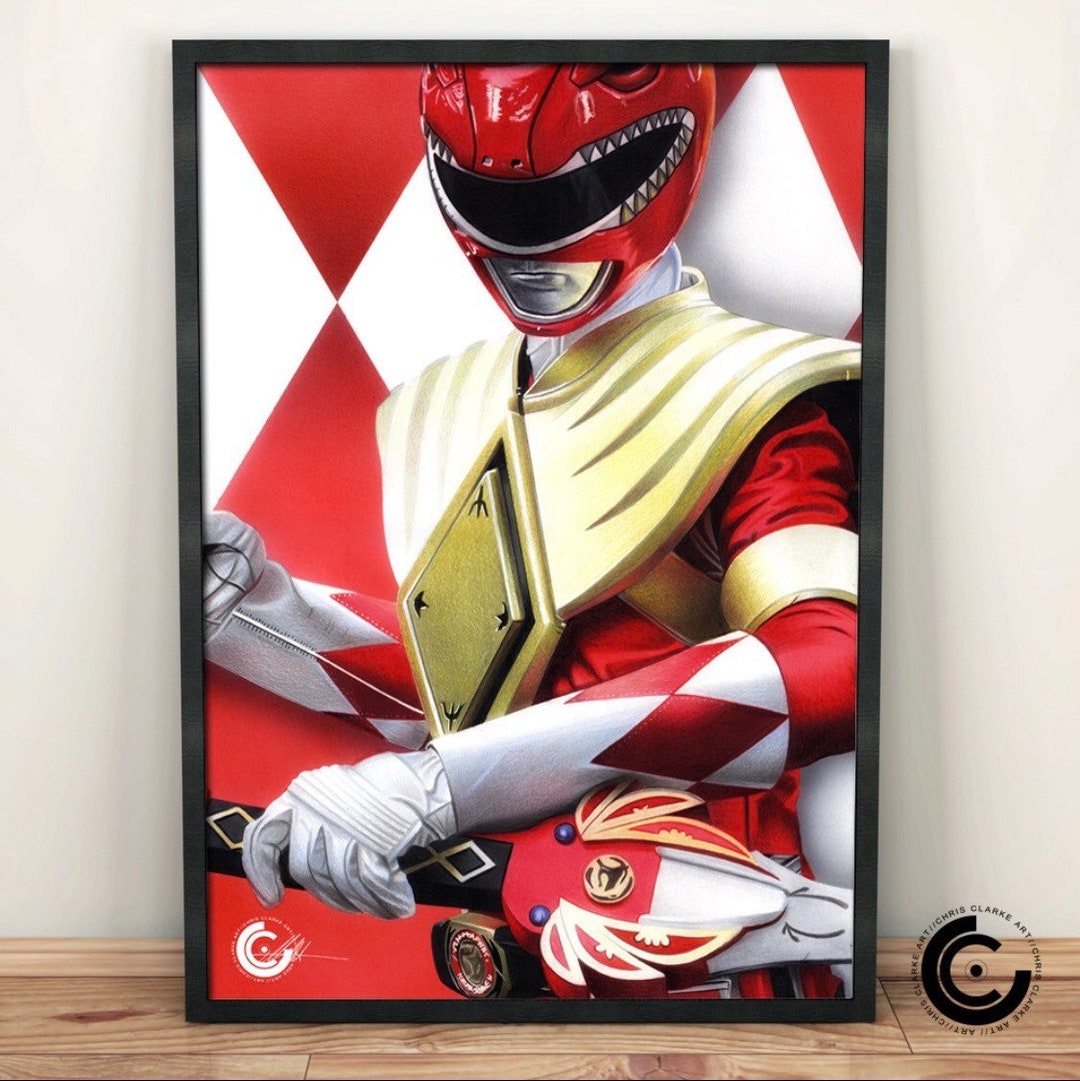 Red Ranger Limited Edition Print - Etsy