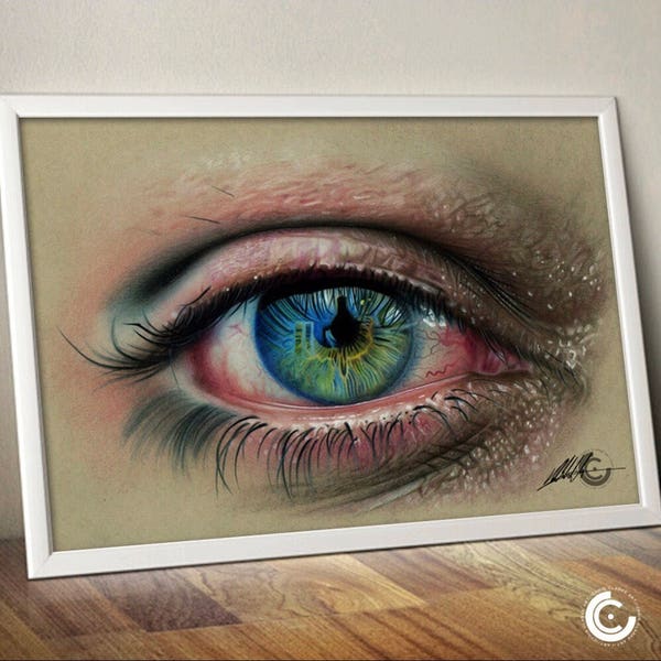 Eye Drawing - Etsy UK