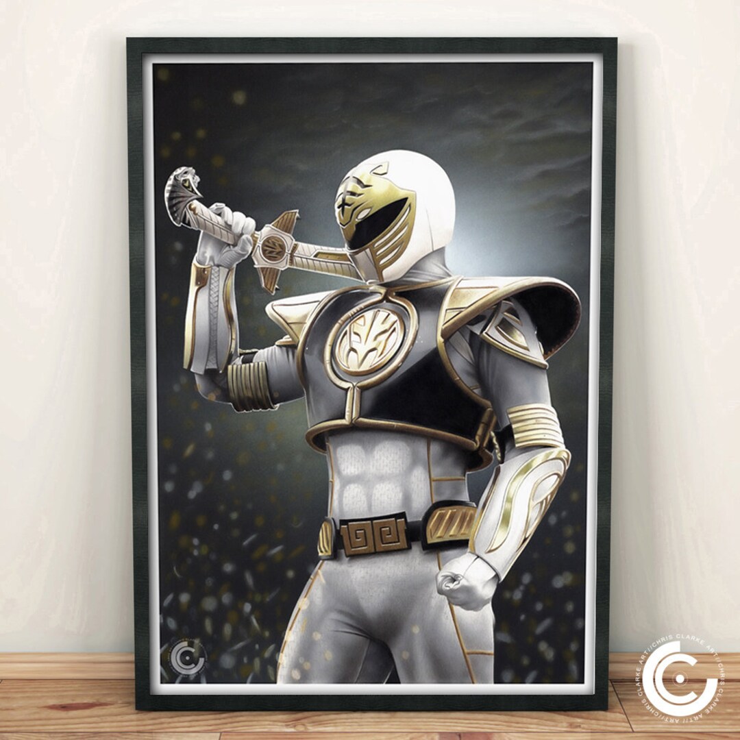 White Ranger 2.0 Limited Edition Print - Etsy