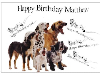 Singing Birthday Card - Etsy