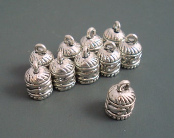 8MM End Cap TEN Ornate 8mm Caps for Leather Kumihimo or Cord - Etsy