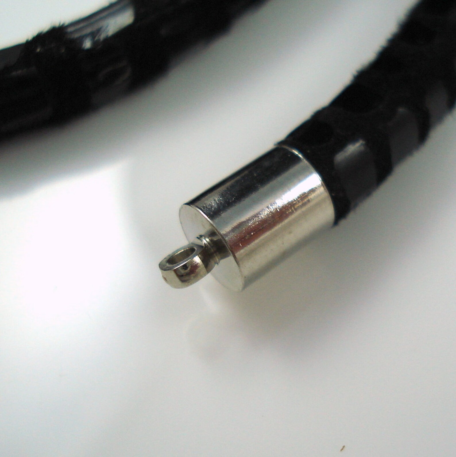 5.5MM Platinum End Cap TEN Caps for Leather or Cord Simple - Etsy