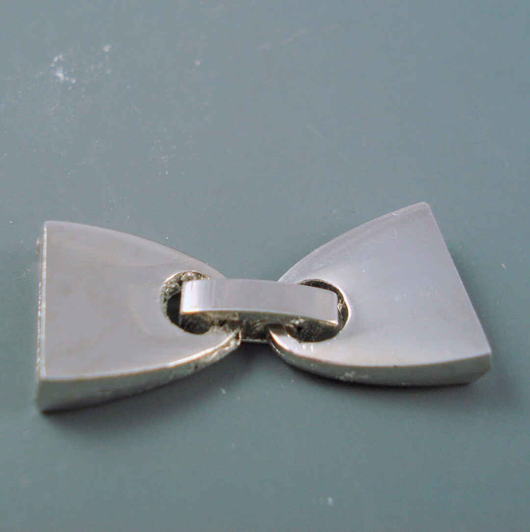 Fold Over Latch End Cap Clasp, Silver Finish 28MM X 12MM Clasps ...