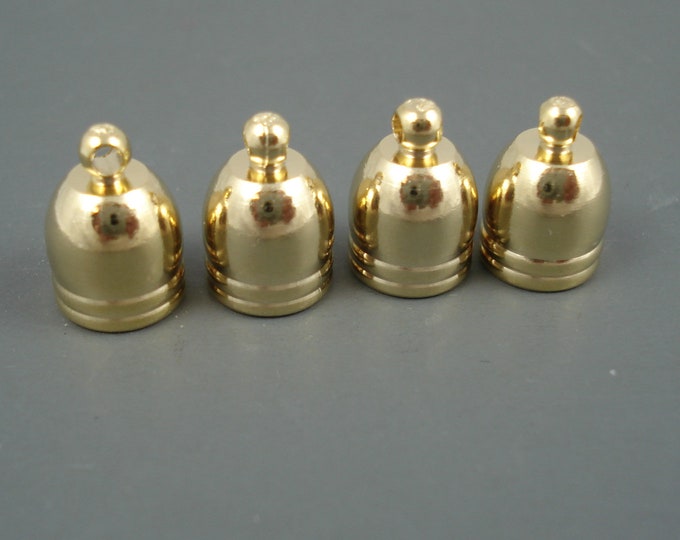 8MM End Cap, TEN Ornate 8mm Caps for Leather Kumihimo or Cord (CAP8-001 ...