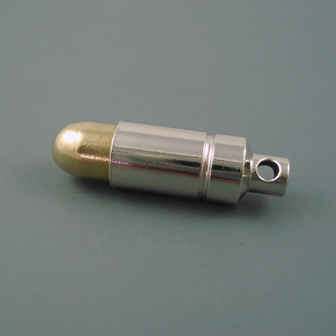 Bullet Charm With Brass Tip, Large Pendant Charm, 3D Charm - Etsy