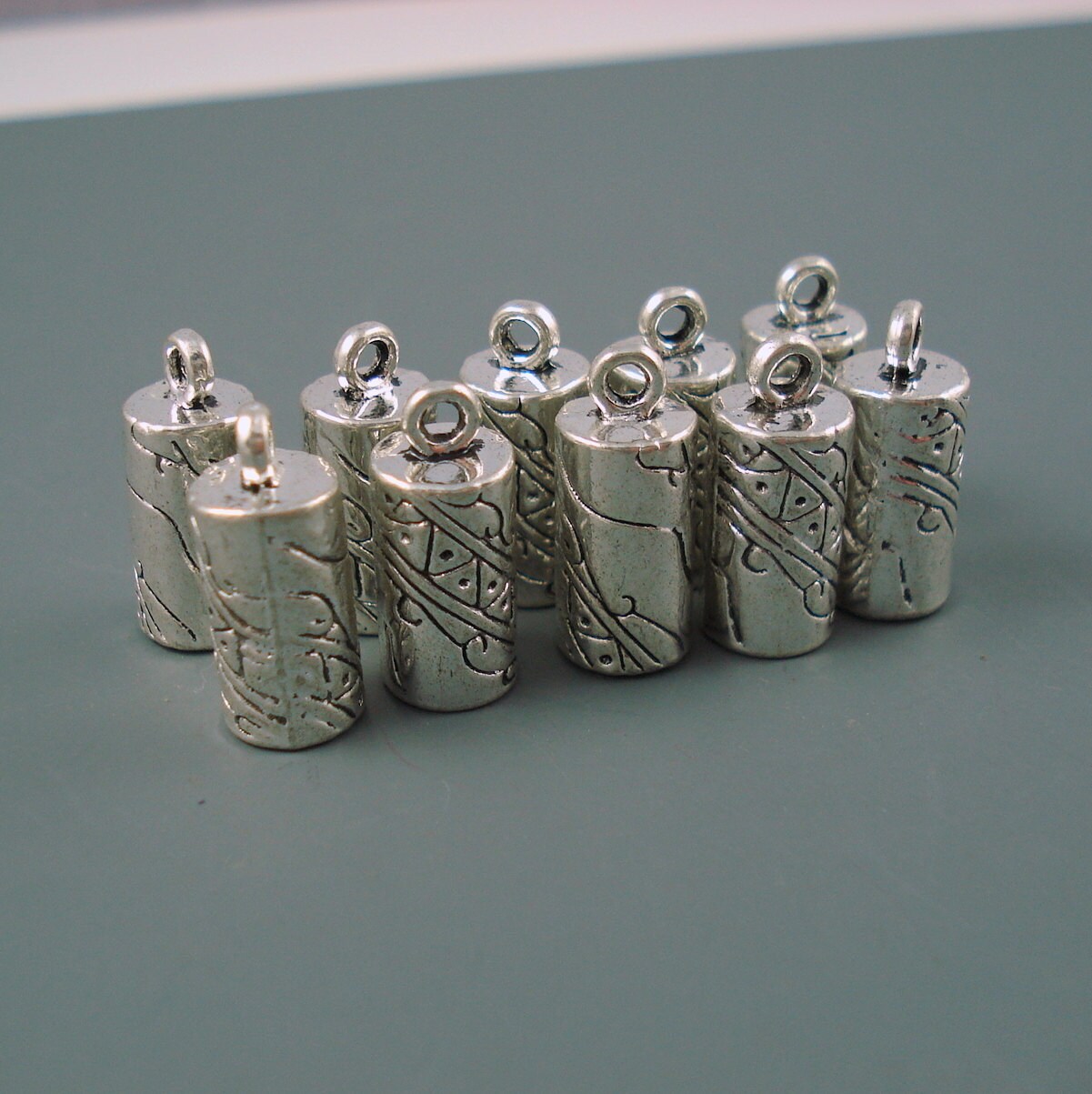 5MM End Cap TEN Silver Caps for Leather or Cord CAP5-003 - Etsy