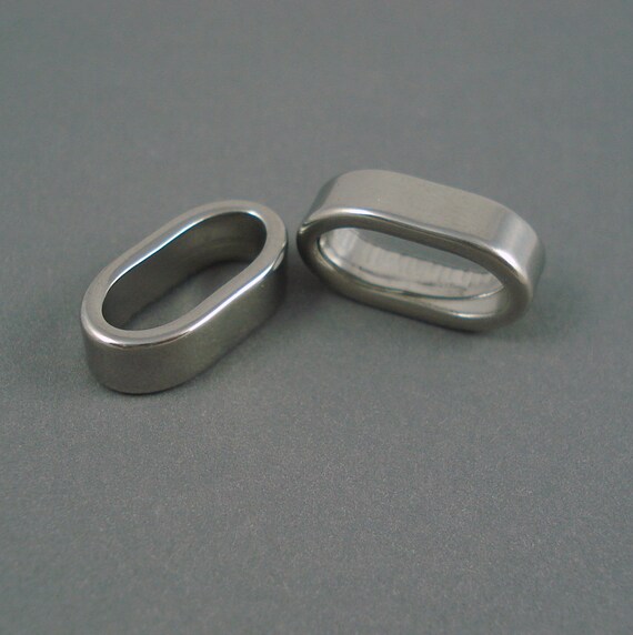 Stainless Steel Slide TWO Pieces 7MM X 13MM Inside Diameter - Etsy