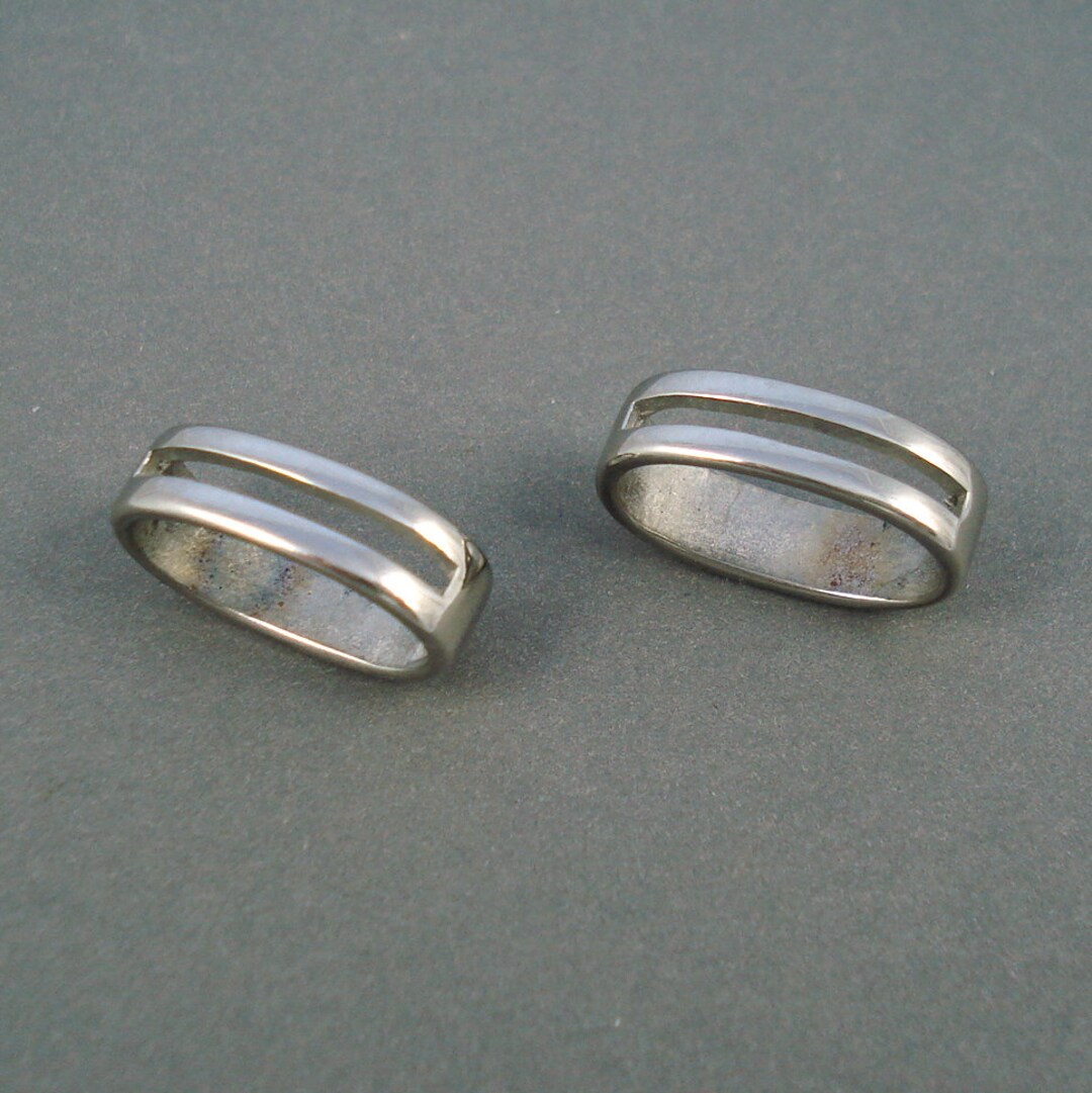 Stainless Steel Connector, TWO 7MM X 13.5MM Inside Diameter Stainless ...