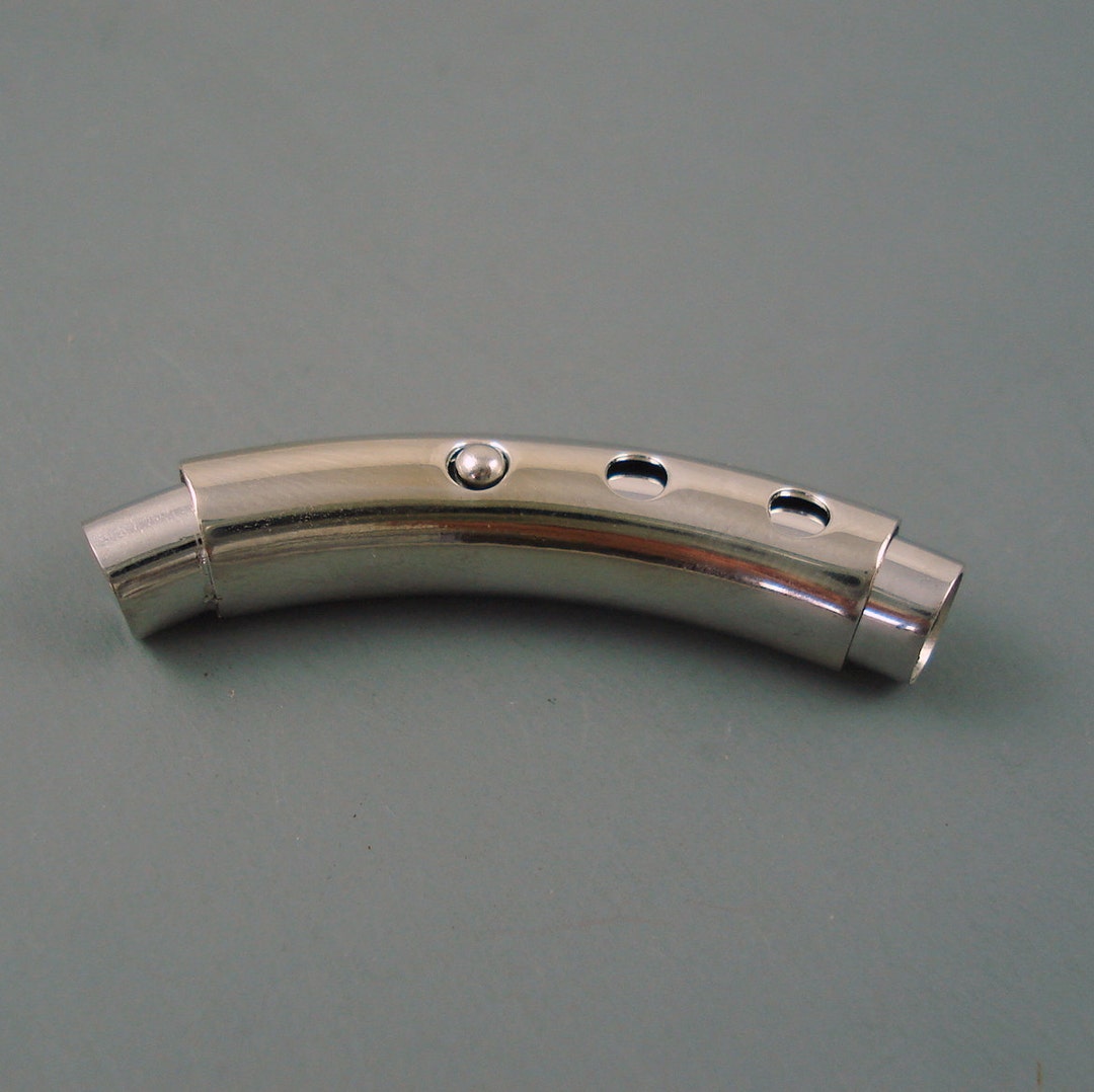 Adjustable Clasp, 6MM Long Adjustable Stainless Steel Clasp for Leather ...