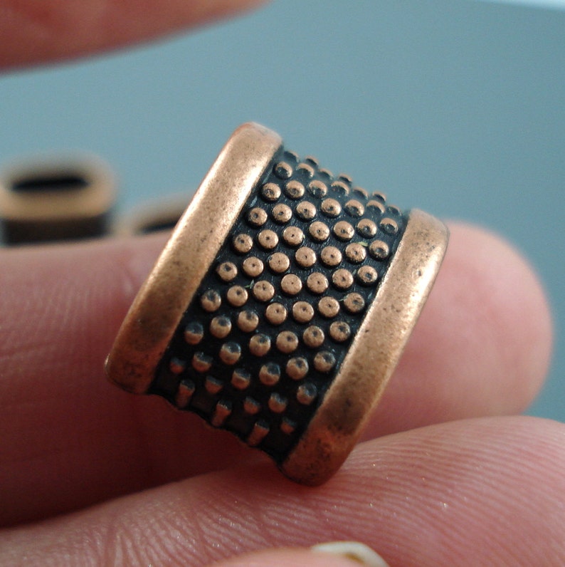 Copper Finish Slide Connector, FOUR 7MM X 3MM Copper Slides (slide3) - Etsy