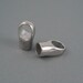6MM Stainless Steel End Cap, TWO Pieces, Large Top Hole Cap for Leather ...