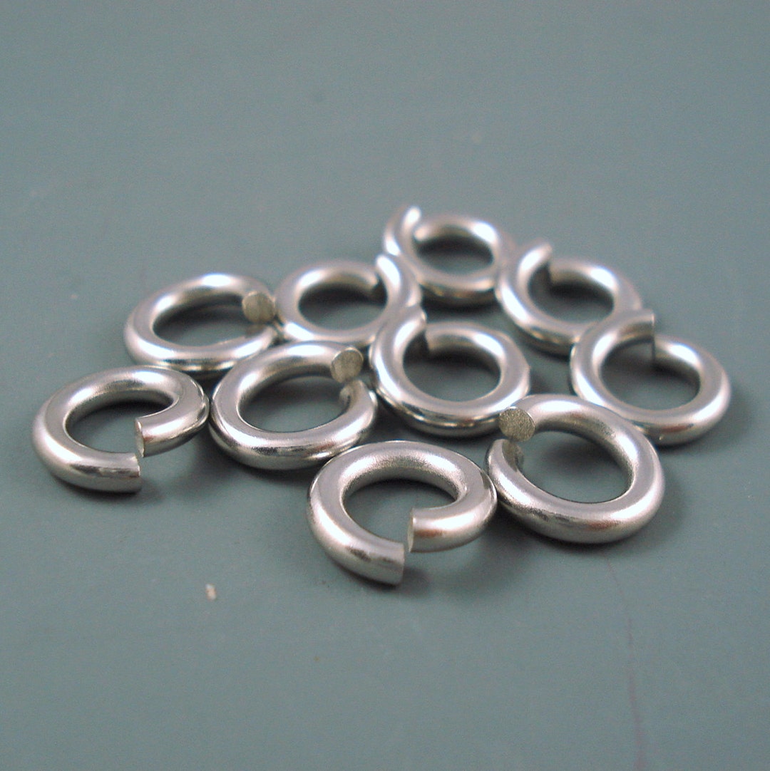 Stainless Steel Jump Ring, 10MM 14G Stainless Steel Jump Ring, 10MM ...