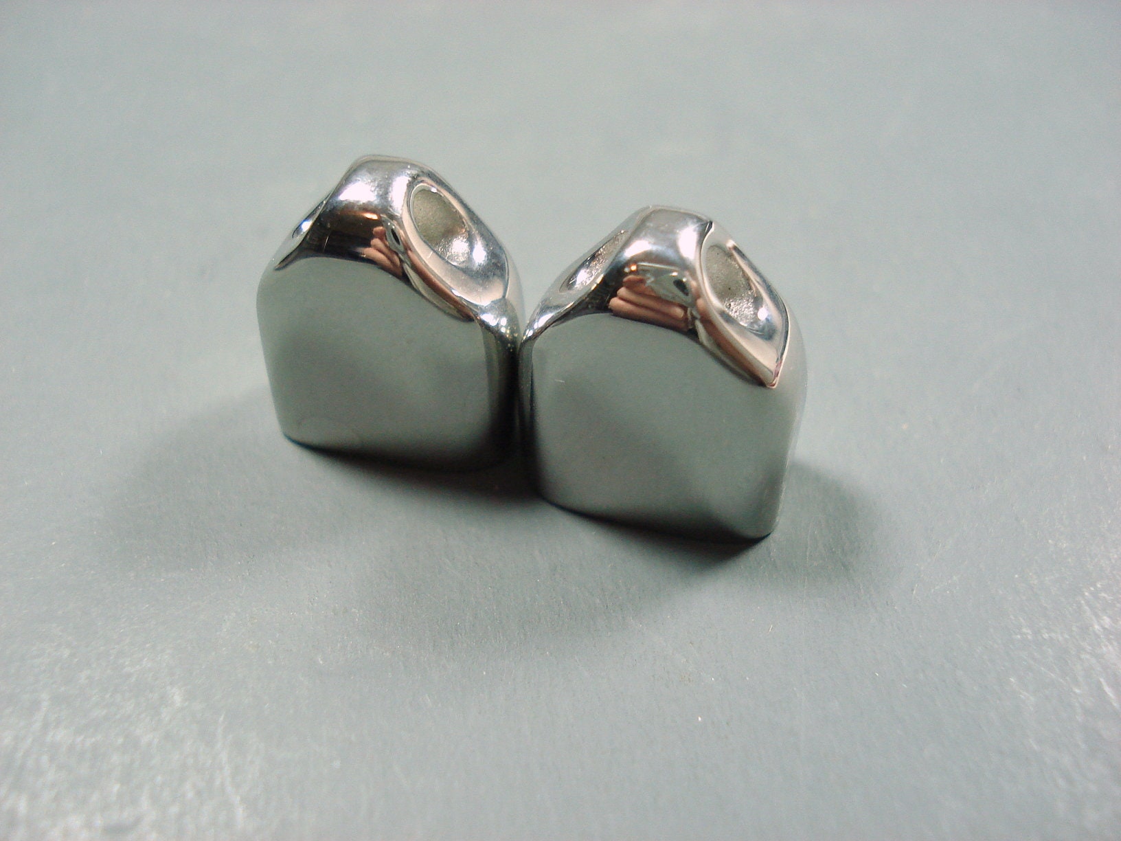 6mm X 12mm Oblong Stainless Steel End Cap TWO Pieces Cap for - Etsy
