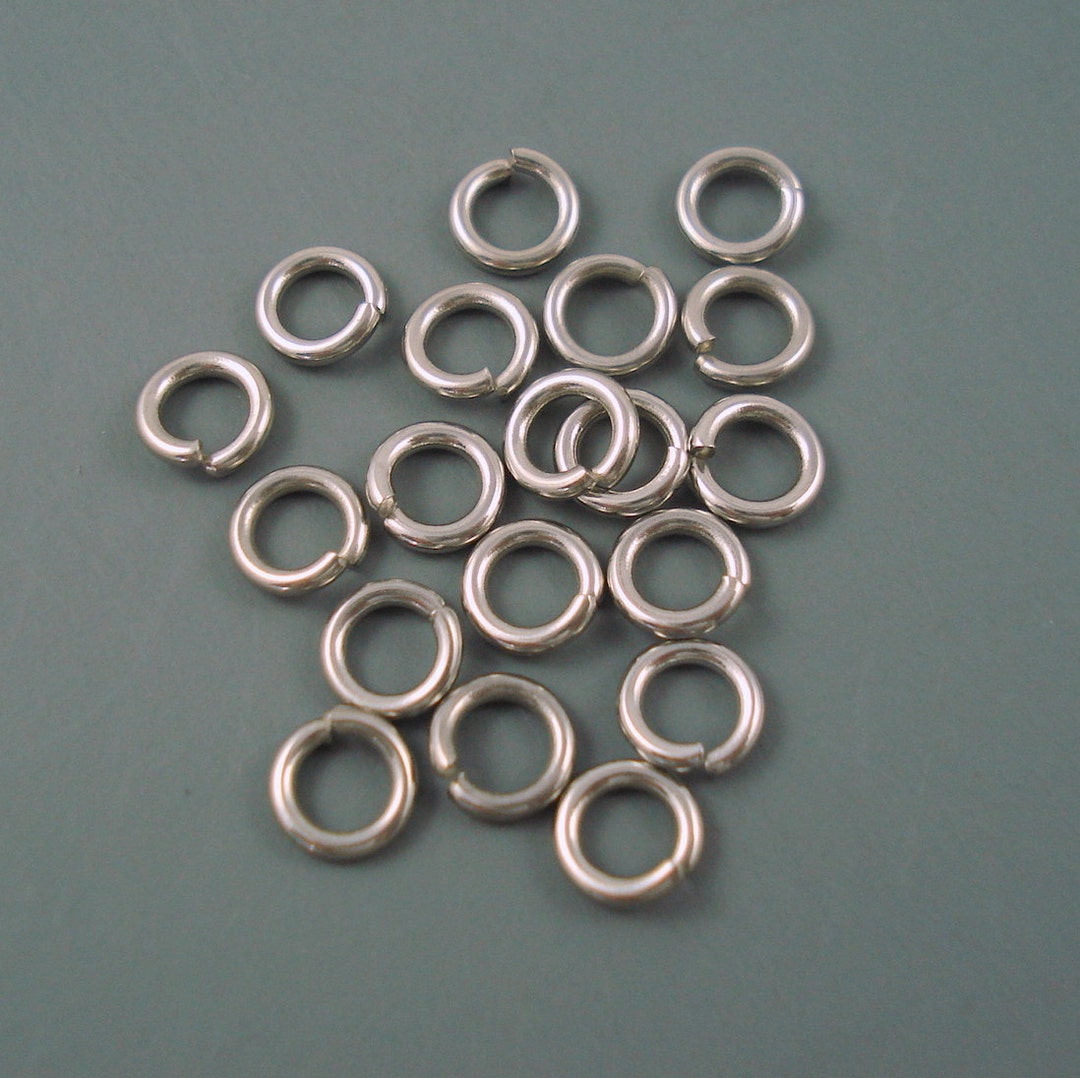 Stainless Steel Jump Ring, 5MM 18G Stainless Steel Jump Ring, 10 Grams ...