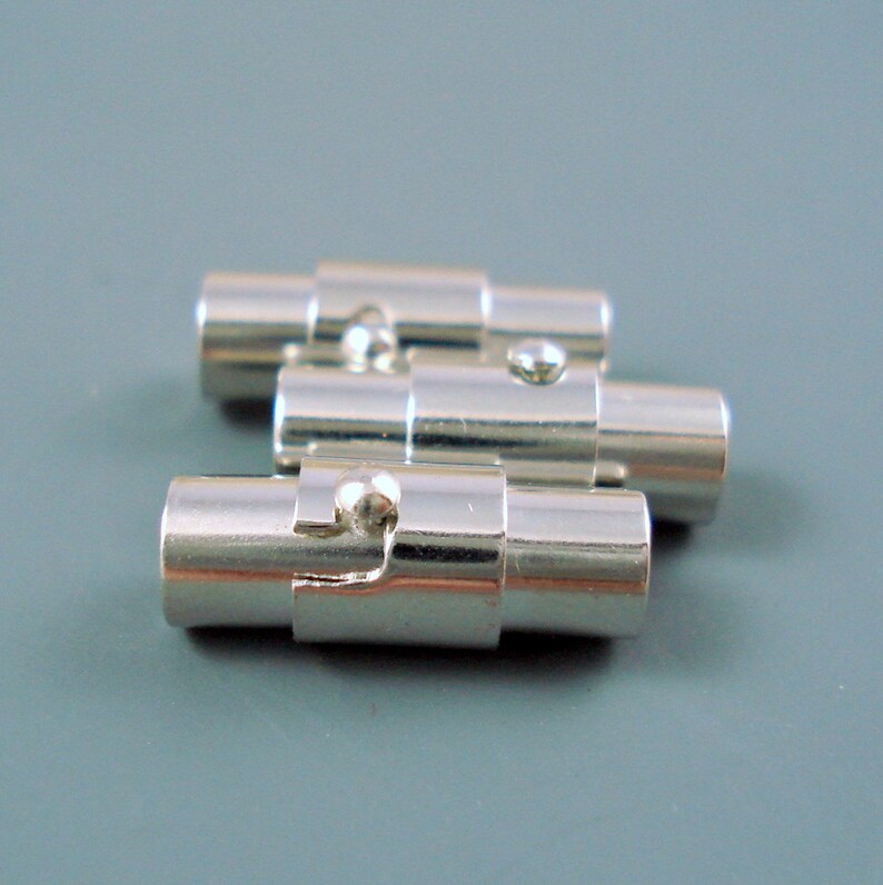 Magnetic Clasp 3MM Latching Tube Bayonette Clasp for Leather - Etsy