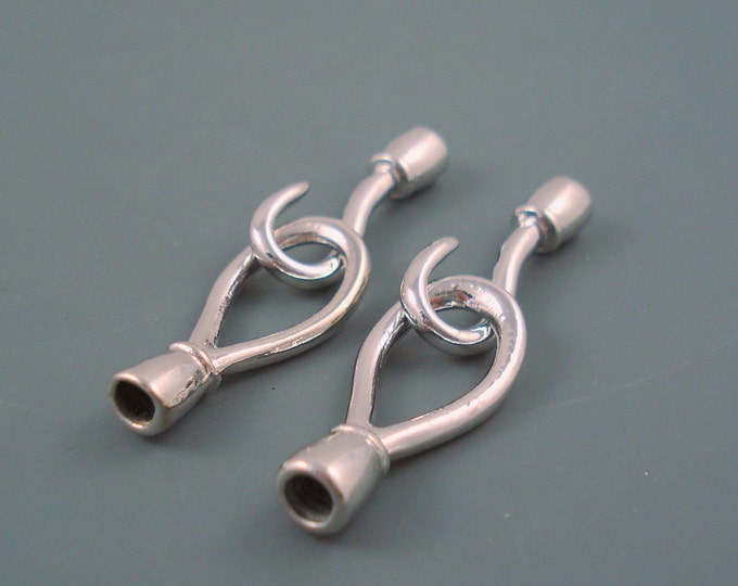 Wood Buckle Clasp, Large Natural Wood Hook Clasp, Five Strand Clasp - Etsy