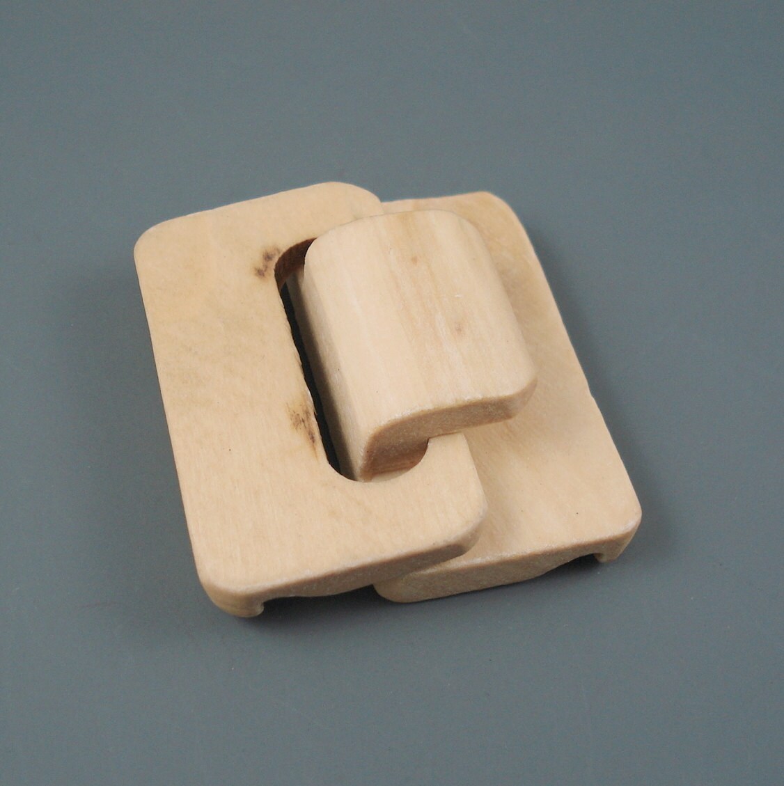 Wood Buckle Clasp Large Natural Wood Hook Clasp Five Strand - Etsy