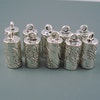 8MM End Cap, TEN Ornate 8mm Caps for Leather Kumihimo or Cord (CAP8-001 ...