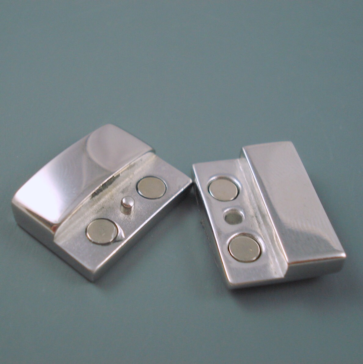 Stainless Steel Magnetic Flat Clasp, Large Interlocking Clasp, 23mm X ...