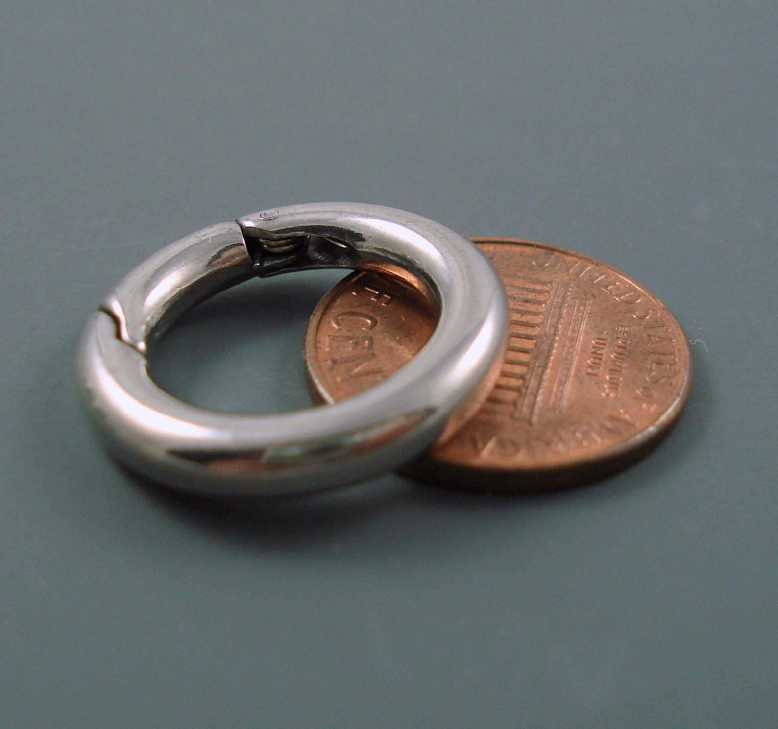 Stainless Steel Clasp 304 Stainless Steel Key Clasp Donut | Etsy