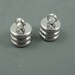8MM End Cap, TEN Ornate 8mm Caps for Leather Kumihimo or Cord CAP8-001 ...