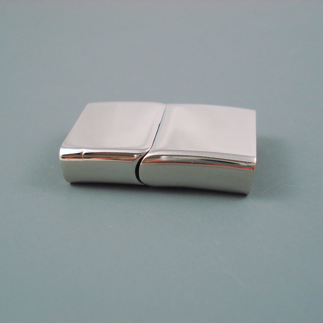 Stainless Steel Flat Clasp, Large Interlocking Clasp, 28mm X 18mm X 7mm ...