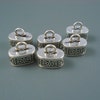 8MM End Cap, TEN Ornate 8mm Caps for Leather Kumihimo or Cord CAP8-001 ...