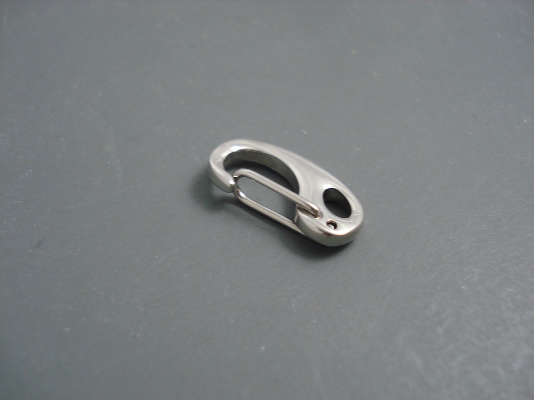 Stainless Steel Clasp, Self Closing Spring Style Push Gate Snap ...