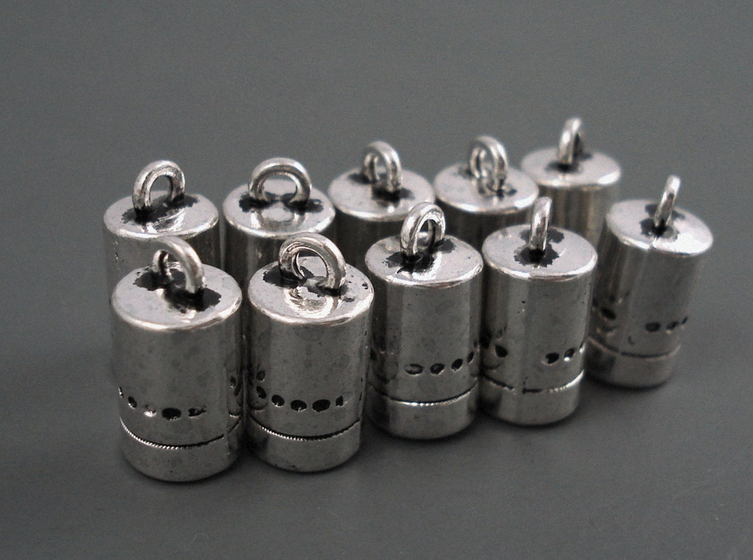 5MM End Cap, TEN Silver Caps for Leather or Cord (CAP5-004) - Etsy