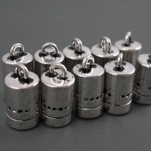 8MM End Cap TEN Ornate 8mm Caps for Leather Kumihimo or Cord - Etsy